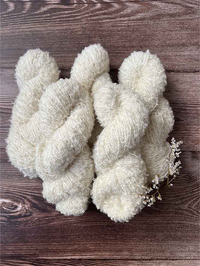 Kidmohair Merino garn i fed til farvning – Wadils